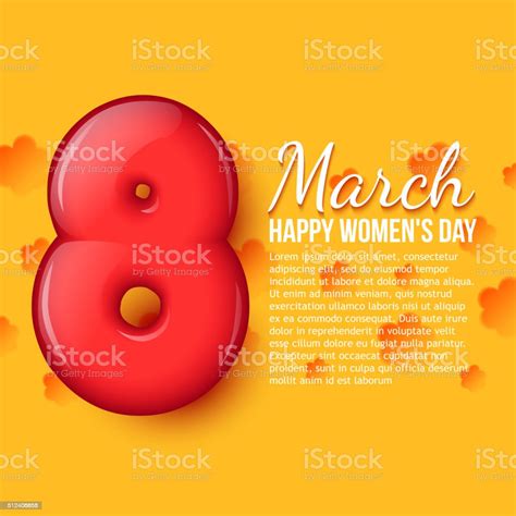 국제 여성 8 3월 8 볼륨이어야 3월에 대한 스톡 벡터 아트 및 기타 이미지 3월 3차원 형태 8 Istock