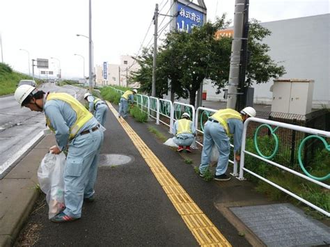 お休み明けの花壇 北村技術株式会社