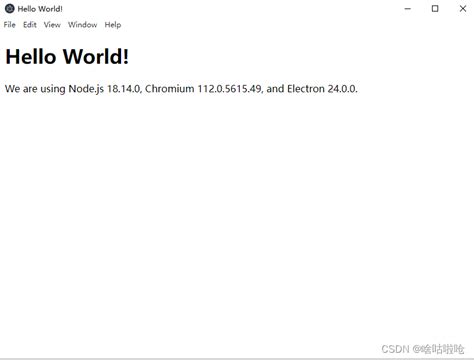 Electron入门 手把手带electron项目初始化electron 初始化 Csdn博客
