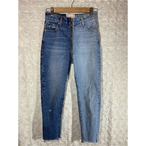 Revice Denim Jeans Revice Denim Womens Mom Jeans Ying Yang Zip