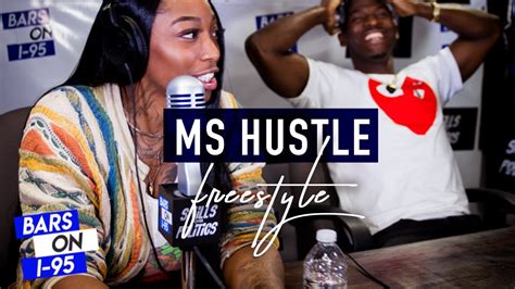 Ms. Hustle Bars on I-95 Freestyle - YouTube
