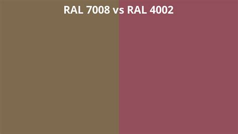 Ral 7008 Vs 4002 Ral Colour Chart Uk