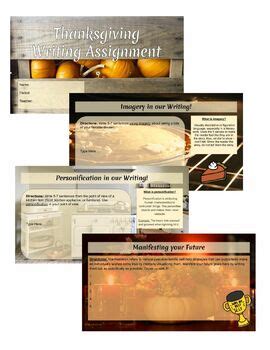 Thanksgiving Writing Assignment Babe Self Paced TPT
