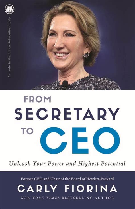 Buy From Secretary To Ceo By Carly Fiorina Online Jaico Publishing House
