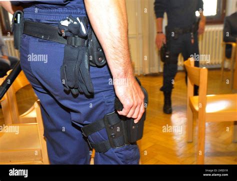 Pistol A Handgun For Shooting At An Attacker Or Target Pistol A Handgun For Shooting Stock