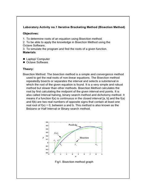 Laboratory No 1 Numerical Methods Pdf Computer Programming Mathematical Analysis