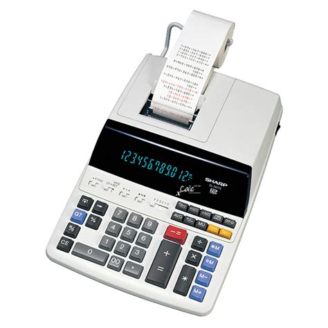 Printing Calculator Sharp El 2607v Xcalc Office Calculator