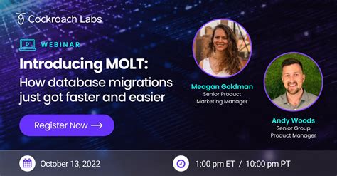 derrick hazel on linkedin webinar introducing molt how database