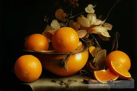 Still Life With Oranges II