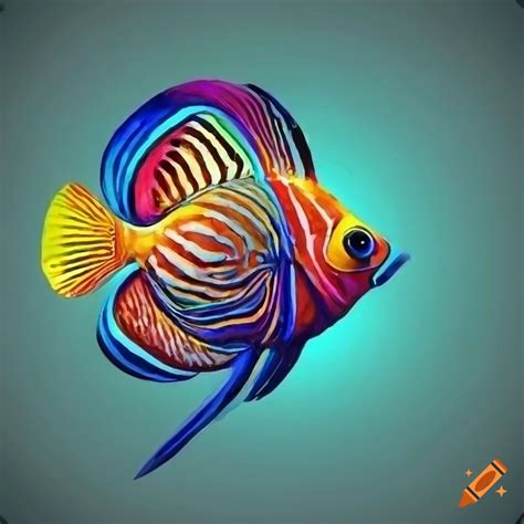 Colorful Tropical Freshwater Fish