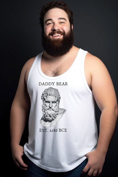 Daddy Bear Tank Top Farnese Hercules Heracles Shirt Gay Bear Pride