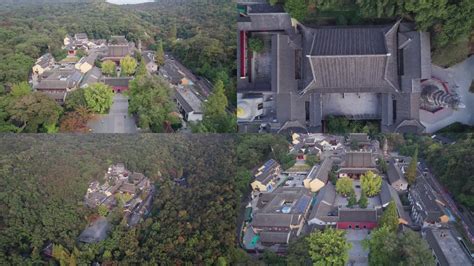 南京栖霞山风景区航拍，栖霞寺 3840x2160 高清视频素材下载 编号 26449207 实拍视频 光厂 Vj师网