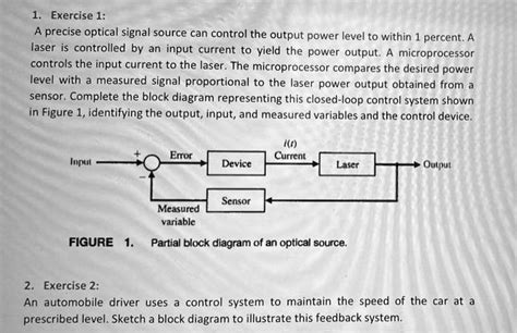 exercise 1 a precise optical signal source can control the output power