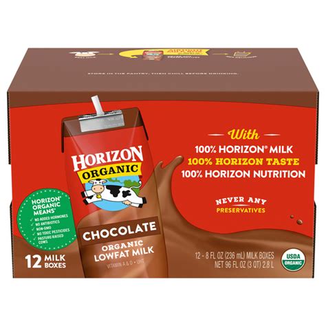 Save On Horizon Organic Low Fat Chocolate Milk 12 Pk Shelf Stable