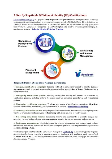 ppt sailpoint identity iq training sailpoint online training in