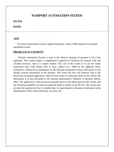 passport automation system pdf use case system