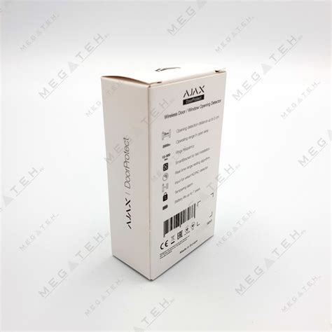 AJAX DoorProtect White Wireless Opening Detector That Notifies Of A