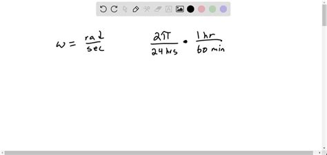 SOLVED Find The Angular Speed In Radians Per Second Of A Point On The Equator Of The Earth