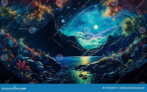 Galactic Oasis A Mesmerizing And Otherworldly Atmosphere Made With