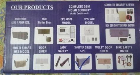Gsm Shutter Security System 105 Db At ₹ 1200 Piece In Rewari Id