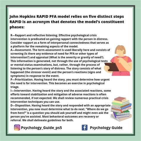 The Goals Of This Model Of Pfa Are 1 Psychology Guide