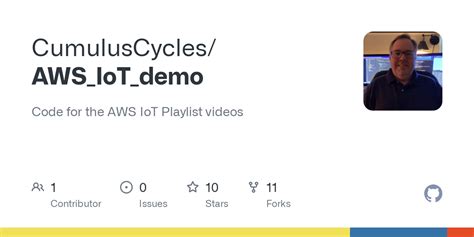 GitHub CumulusCycles AWS IoT Demo Code For The AWS IoT Playlist Videos