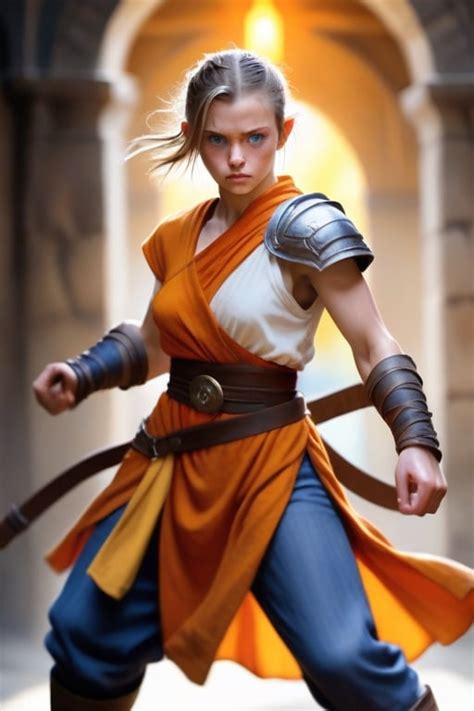 Monk Fighter Tensor Art