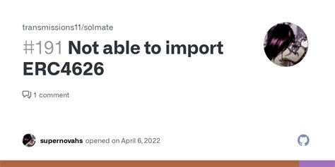 not able to import erc4626 · issue 191 · transmissions11 solmate · github