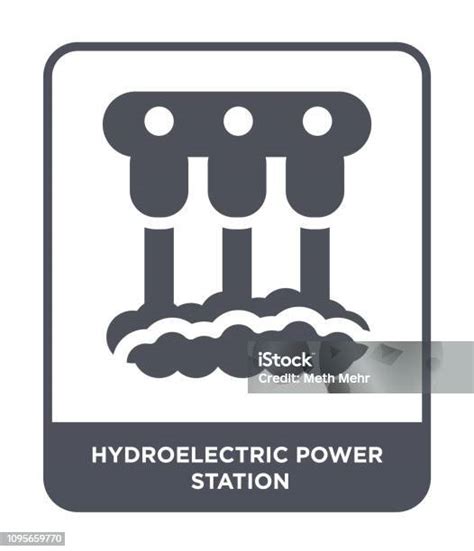 水電站圖示向量在白色背景 水力發電站時尚填充圖示從生態學收藏向量圖形及更多商標圖片 商標 圖示 垂直構圖 Istock