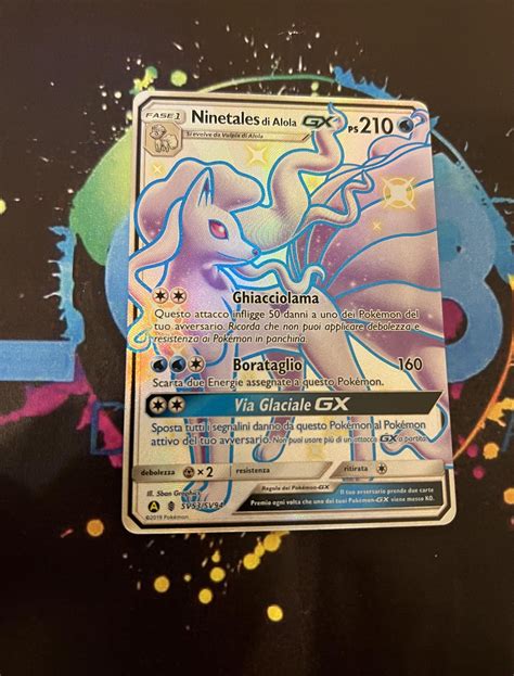 POKEMON Alolan Ninetales GX Sv53 Sv94 Hidden Fate Global Cards Mania