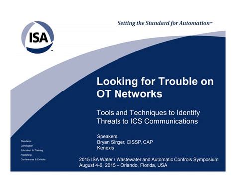Looking For Trouble On Ot Networks Pdf