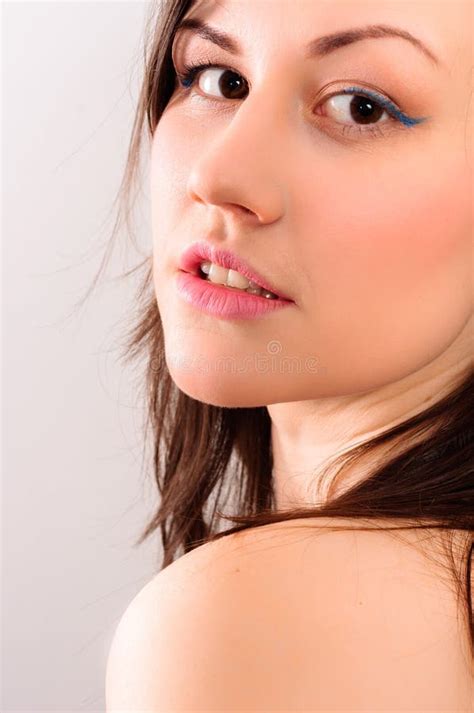 Closeup Of A Beautiful Girl Stock Image Image Of Care Attractive 24135521