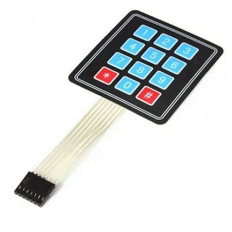 4x4 Matrix Keypad Membrane Switch For Arduino Arm And Other Mcu At