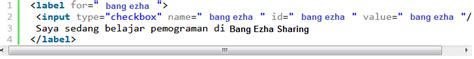 Bang Ezha Sharing Tutorial Form Html Part 1 Fungsi Dan Cara