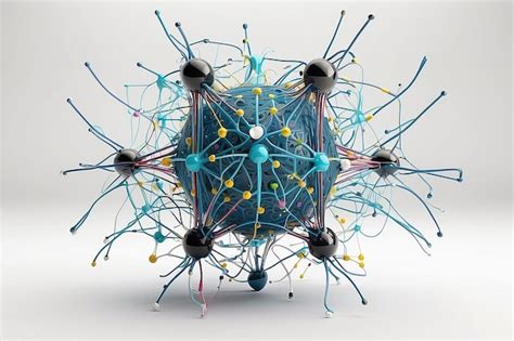 Artificial Deep Neural Network Schematic View Premium Ai Generated Image