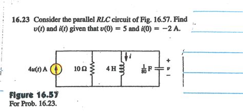Solved Consider The Parallel RLC Circuit Of Fig Chegg
