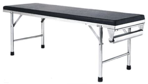 Stainless Steel Flat Examination Table With Examination Paper Roll