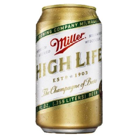 Miller High Life 12pk 12oz Cans Siesta Spirits