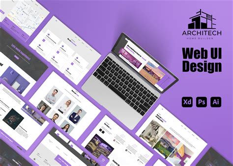 ARCHITECH Web UI Design Behance