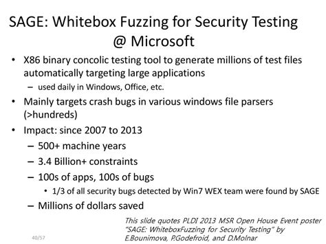 Automated Software Analysis Techniques For High Reliability A Concolic