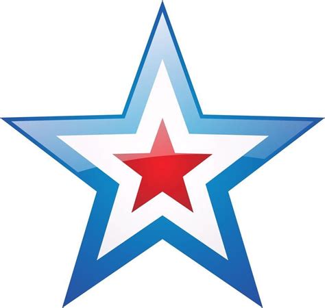 Red And White Star Logo Logodix