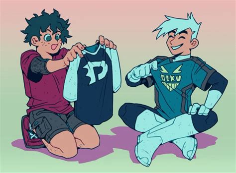 Danny And Deku Danny Phantom Phantom Cartoon Crossovers