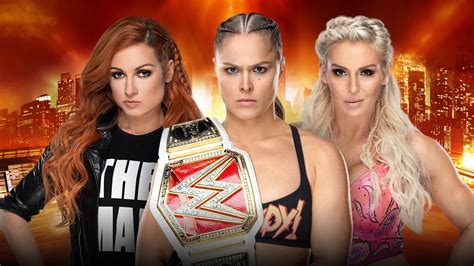 Wrestlemania 35 Main Event Ronda Rousey Becky Lynch Charlotte Sports