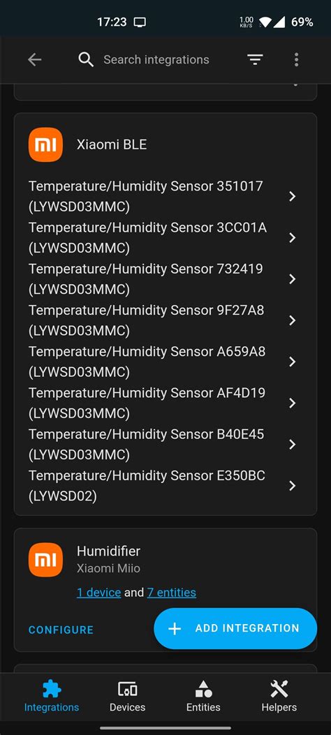 Names Of Ble Devices In The Integration Page Blueprints Home