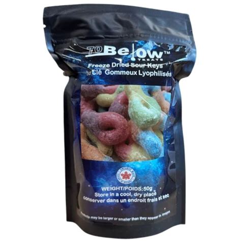 Sour Keys Freeze Dried Candy Retrofestiveca
