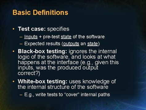 Whitebox Testing Techniques Definition Of Whitebox Testing Testing