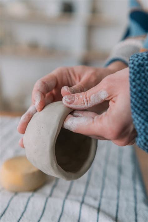 Diy 공예 공예 스튜디오 기술 노동 도기 도예가의 바퀴 도자기 만들기 독특한 디자인 디테일 미술 봉납 손