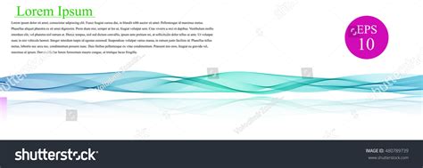 Spectrum Wave Color Abstract Wavy Vector Stock Vector Royalty Free 480789739 Shutterstock