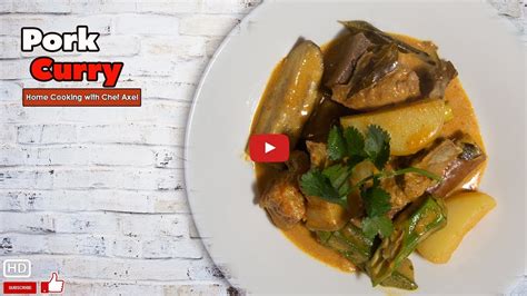 Homemade Pork Curry Youtube
