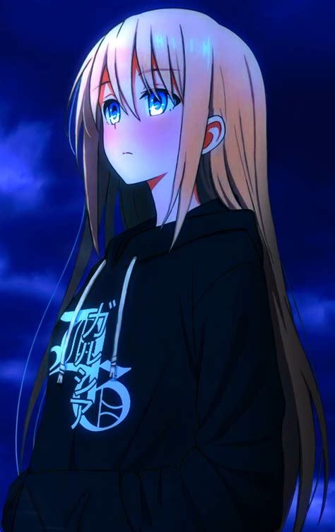 840x1336 Blonde Blue Eye Anime Girl 840x1336 Resolution Wallpaper Hd